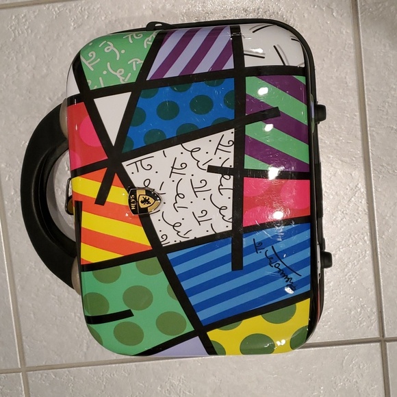 Heys Romero Britto | Bags | Romero Britto Train Case By Heys | Poshmark
